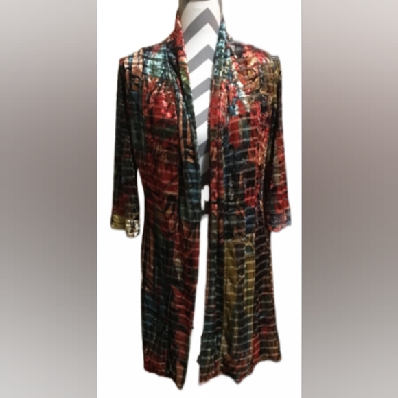 Adore | Jackets & Coats | Adore Multicolored Volour Boutique Long ...